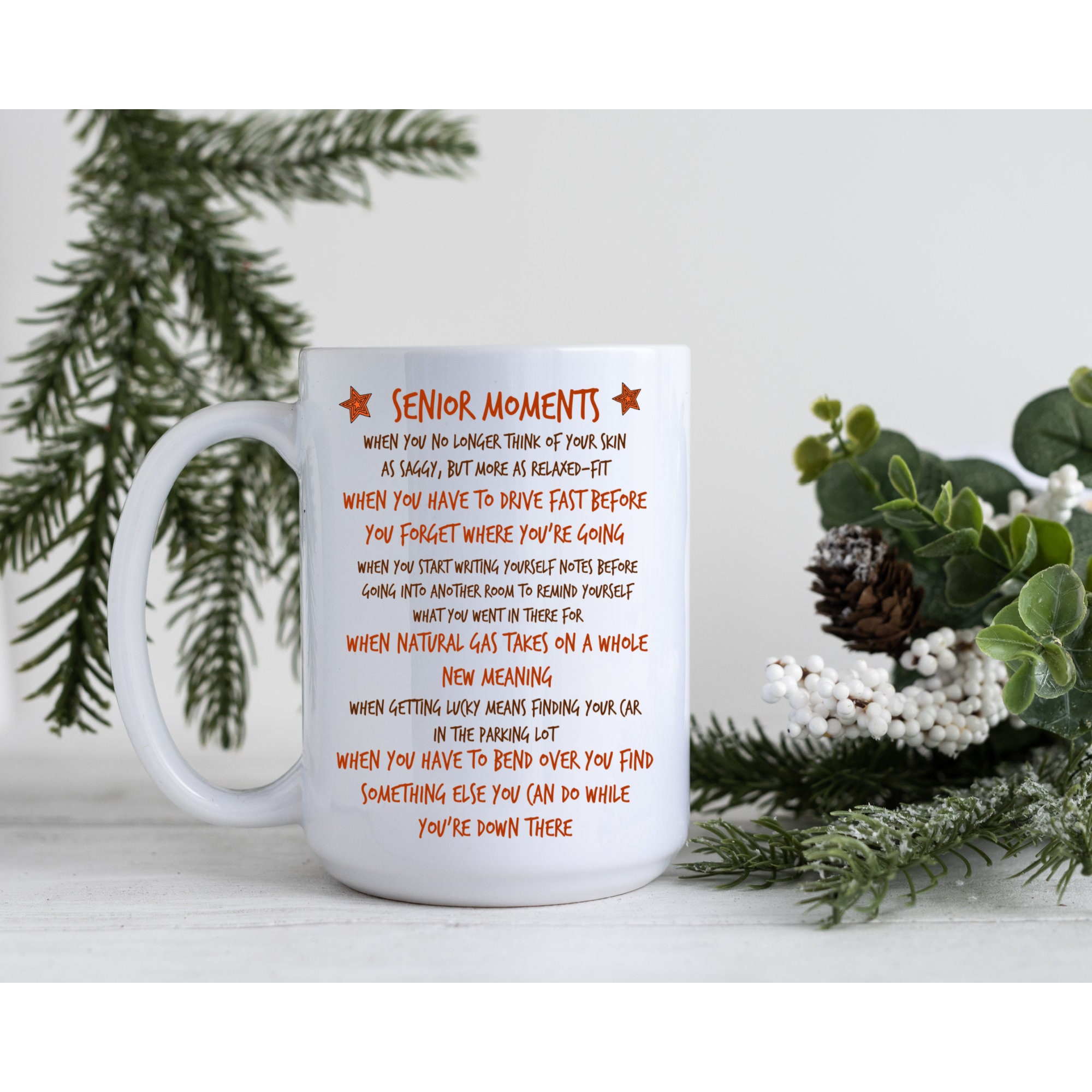 Funny Senior Moments Coffee Mug - Gag Gift for Seniors - Etsy