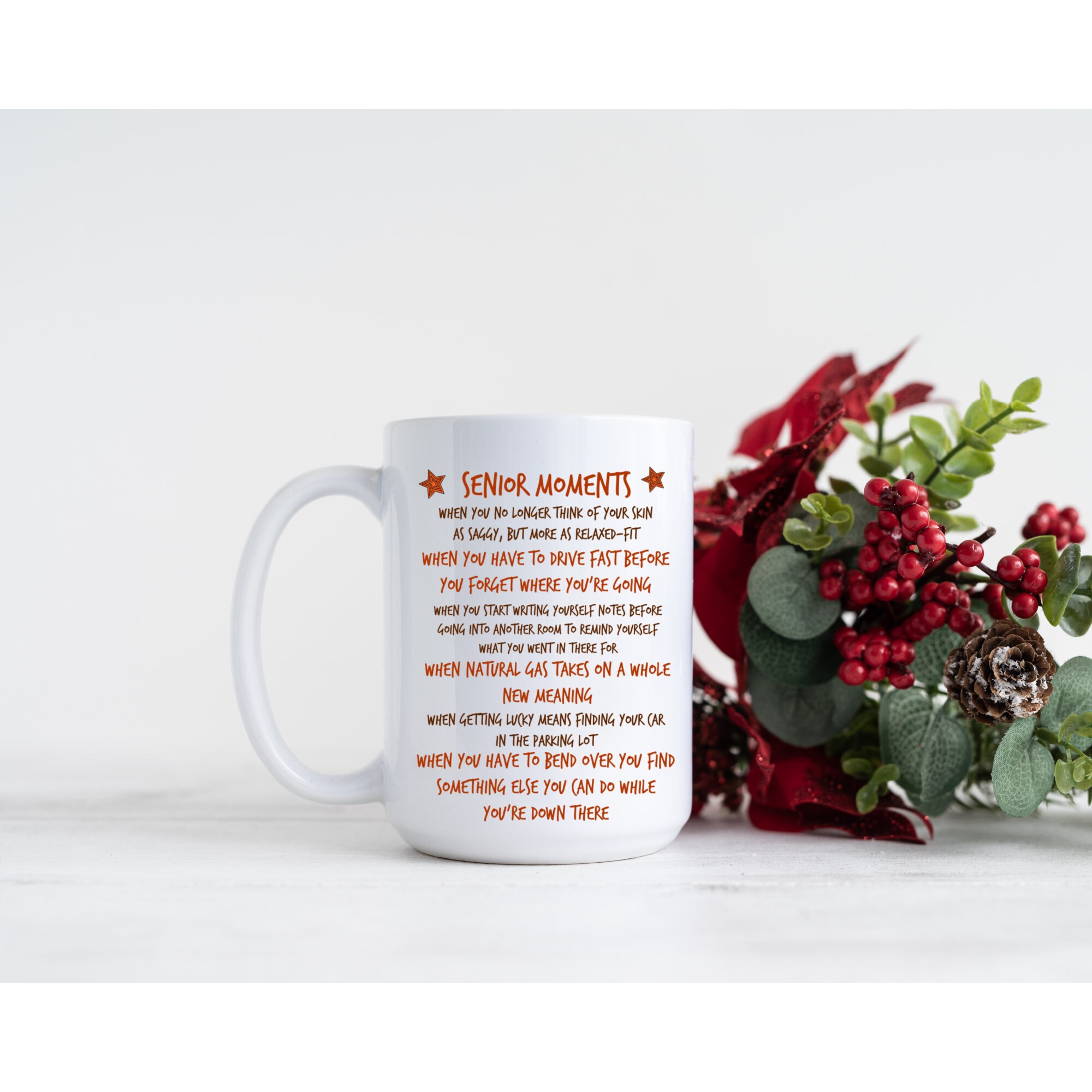 Funny Senior Moments Coffee Mug - Gag Gift for Seniors - Etsy