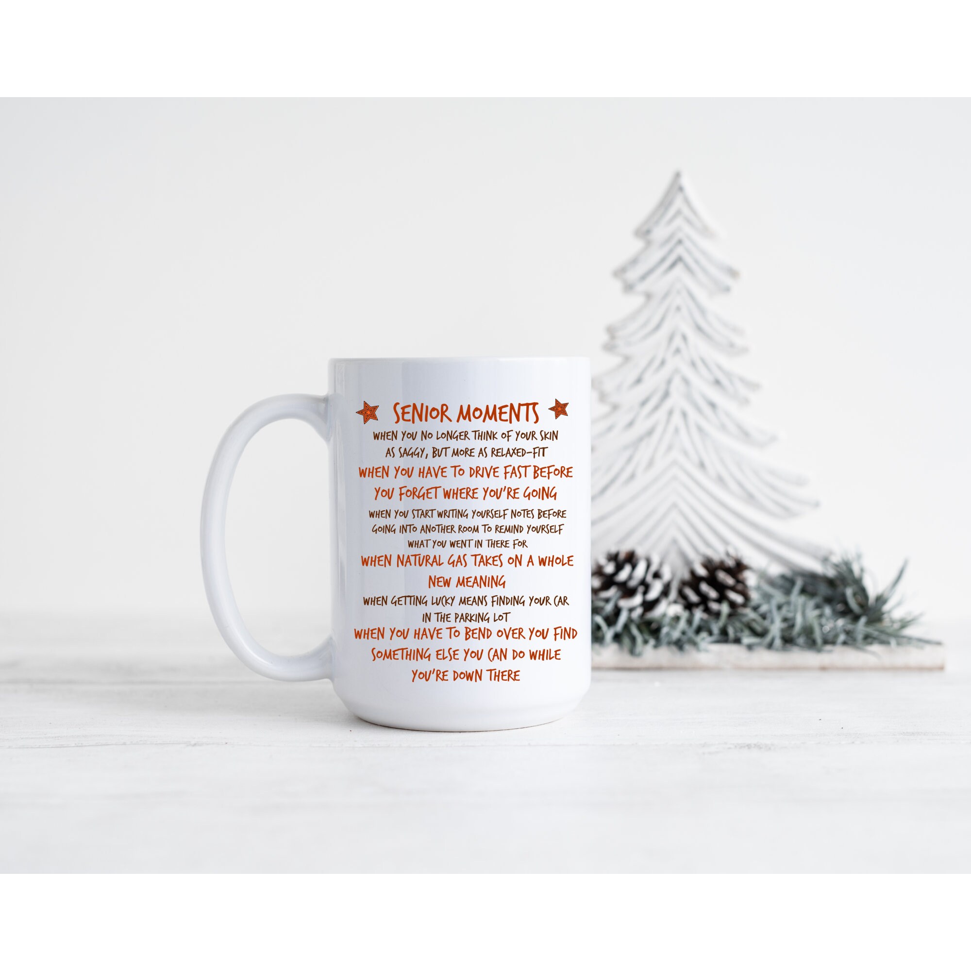 Funny Senior Moments Coffee Mug - Gag Gift for Seniors - Etsy