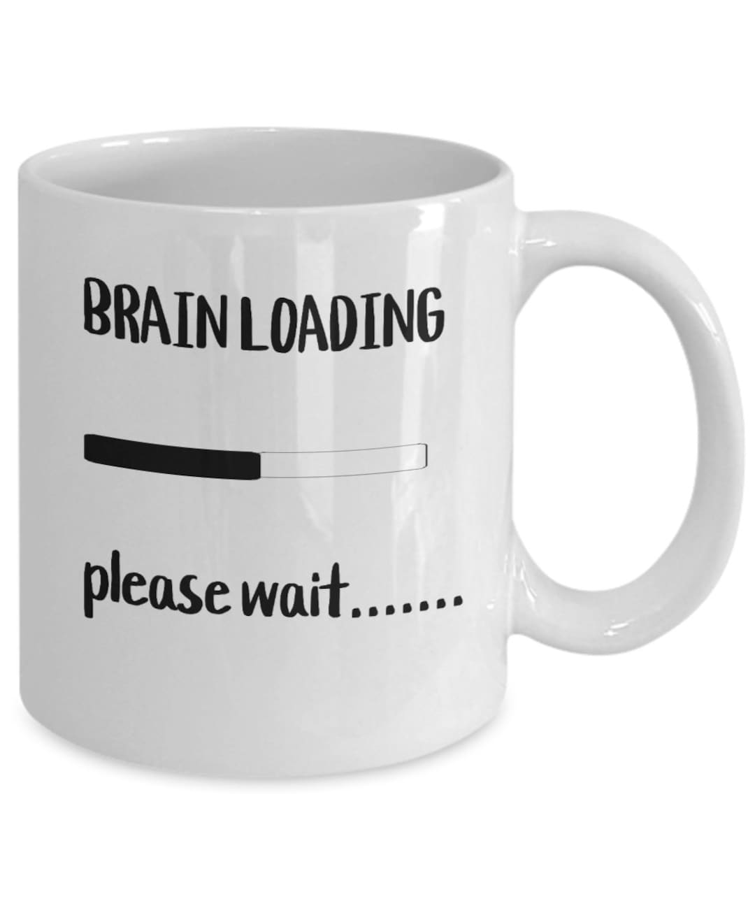 Funny Mugs for Adults, Coffee Cup - "brain Loading...please Wait" for ...