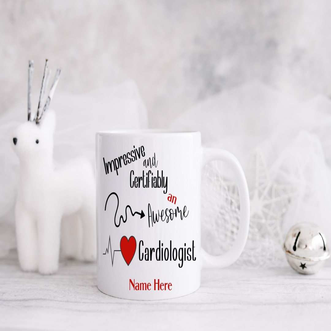 Cardiologist Gifts PERSONALIZED Coffee Mug - Gift Idea for Physician ...