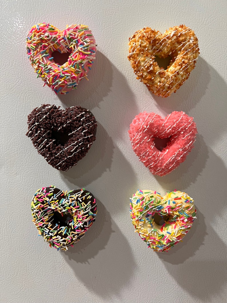 Sprinkled Donut Magnets - Etsy