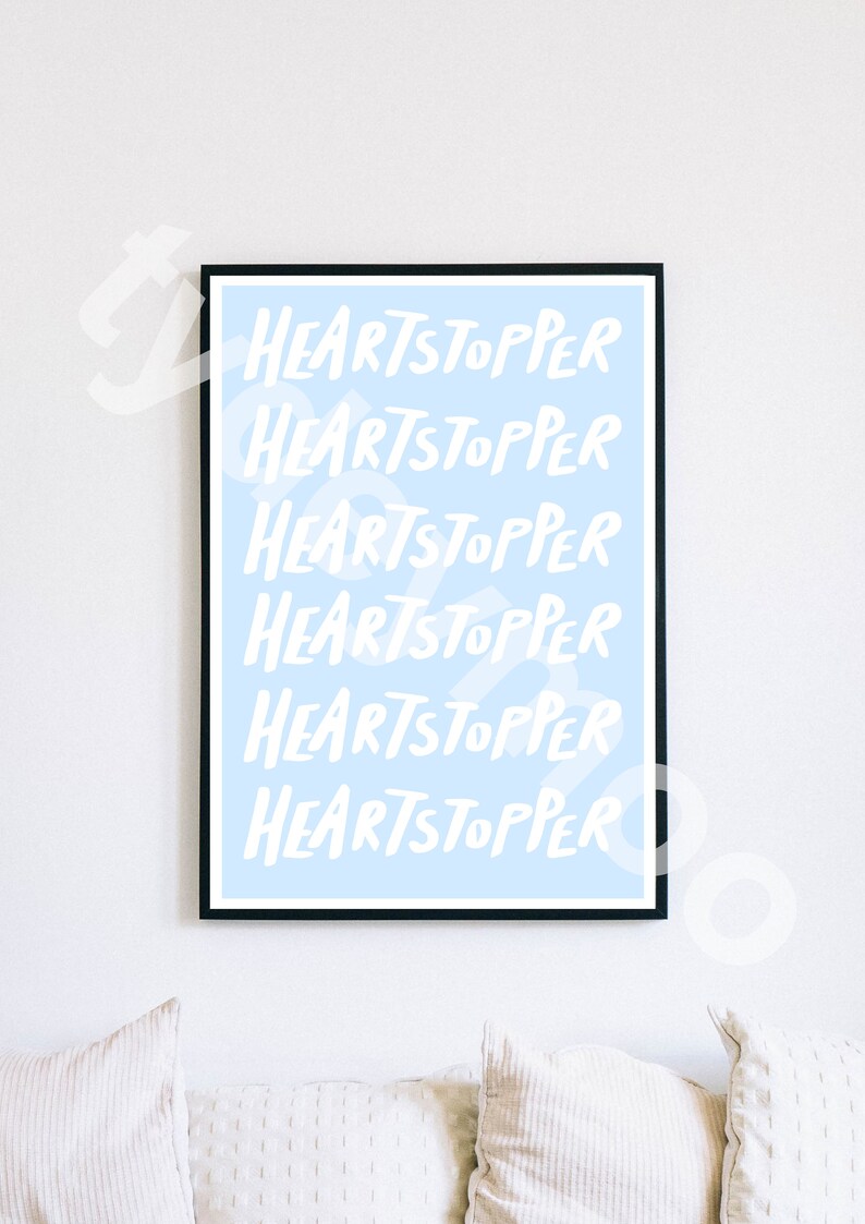 Heartstopper Logo A4 Printable Posters Digital Download | Etsy Norway