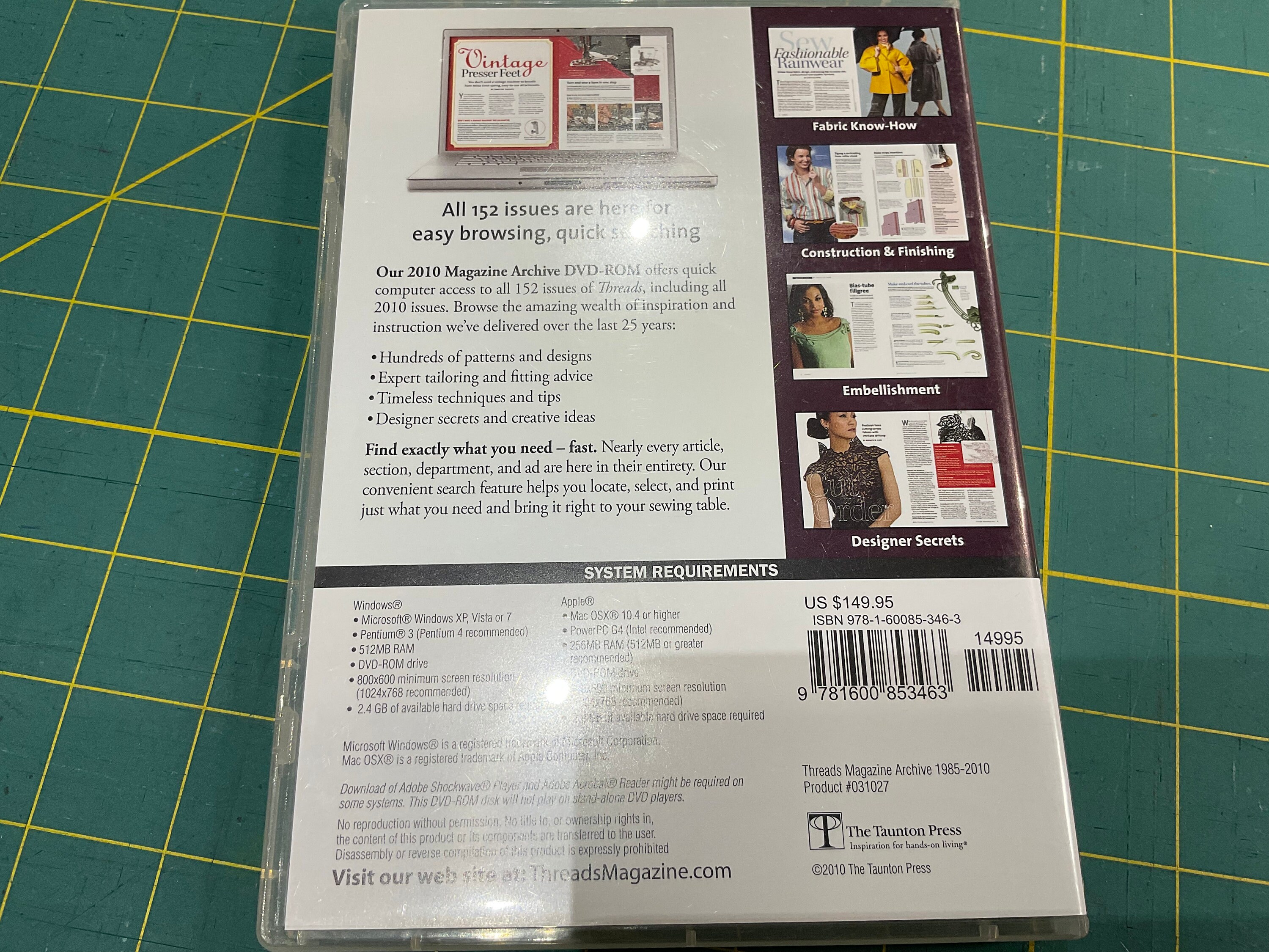 Threads Magazine Archive 1985-2010 DVD New in Box - Etsy