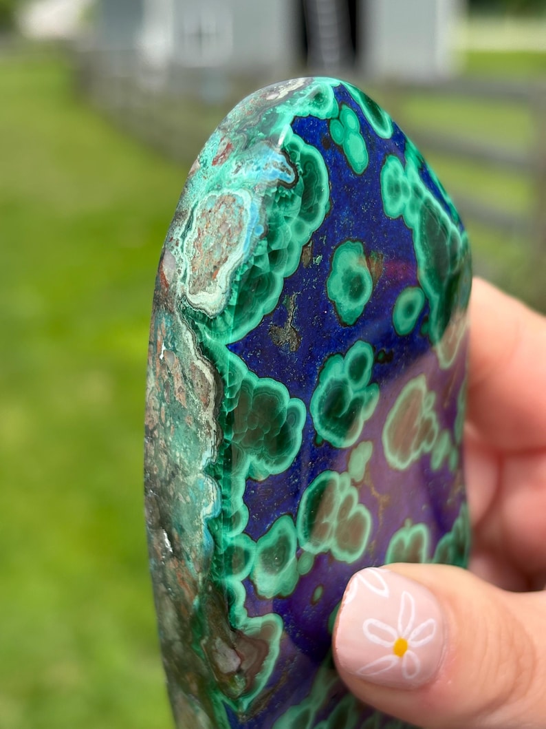 Azurite/malachite Slab - Etsy