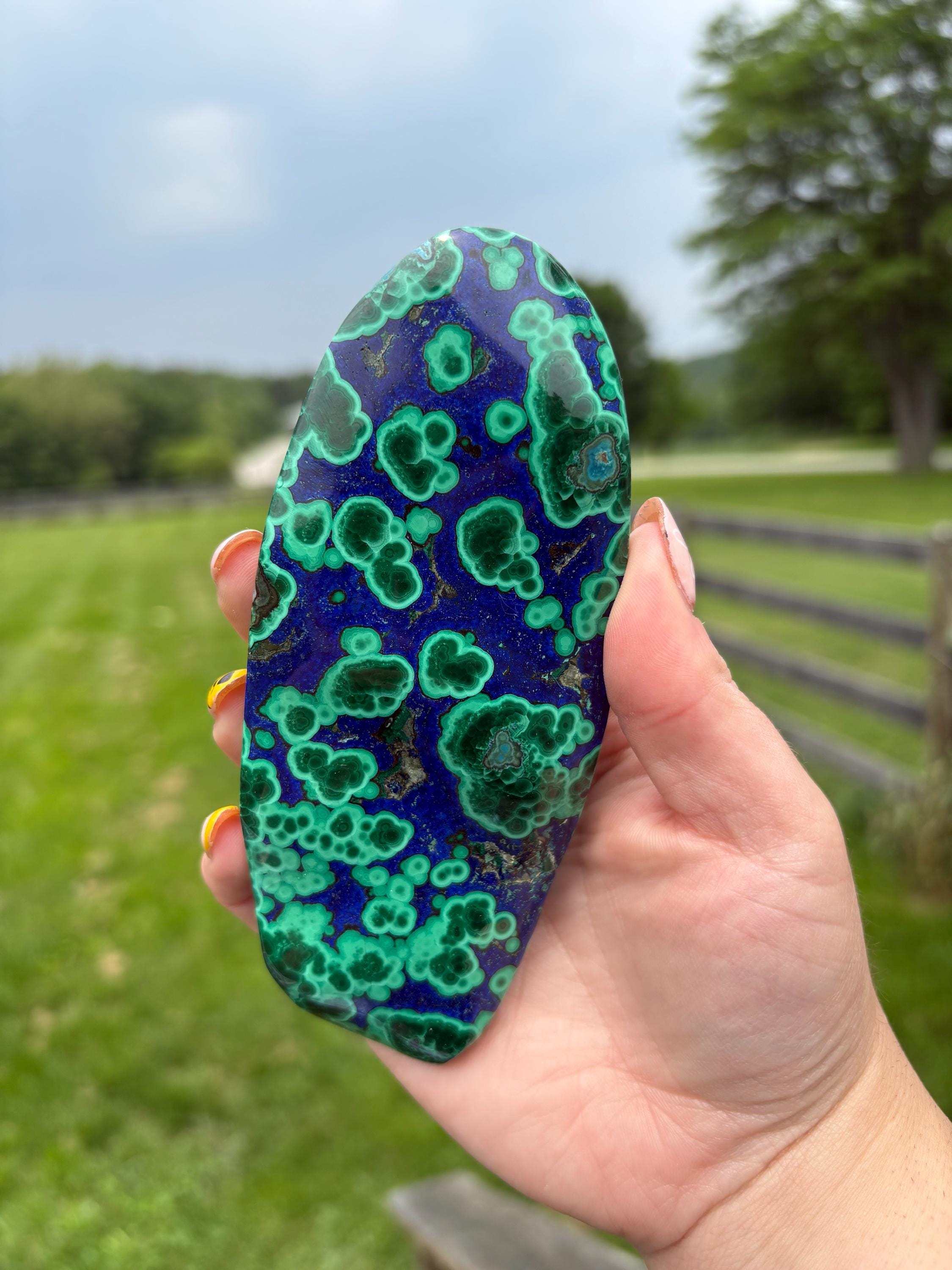 Azurite/malachite Slab - Etsy
