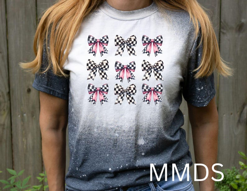 Checkered Racing Bows PNG: Sublimation File (digital Download) - Etsy