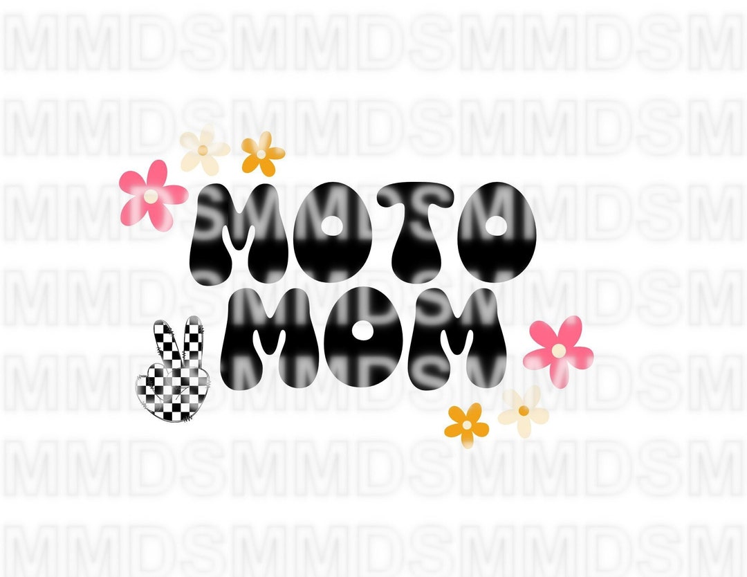 Moto Mom Retro Png, Instant Download, Retro Png, Sublimation PNG ...