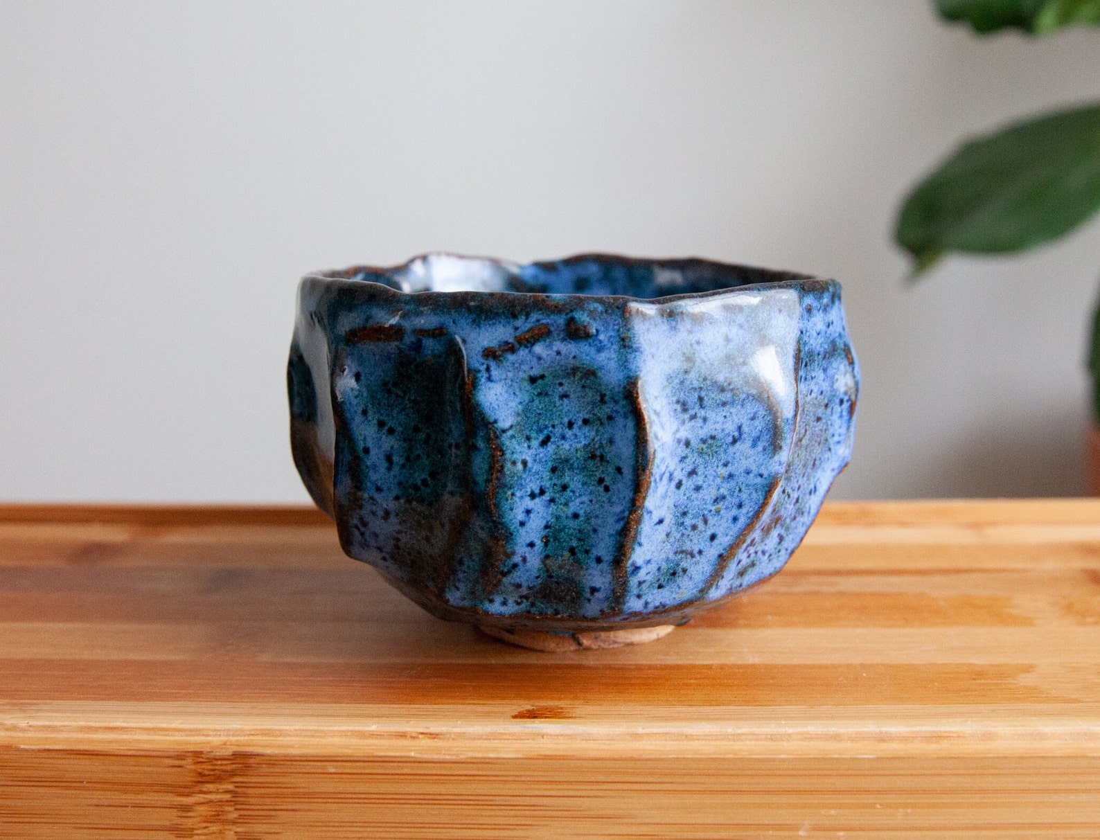 Kurinuki Chawan / Hand-built Ceramic Tea Matcha Chawan Mug / up to 12 ...