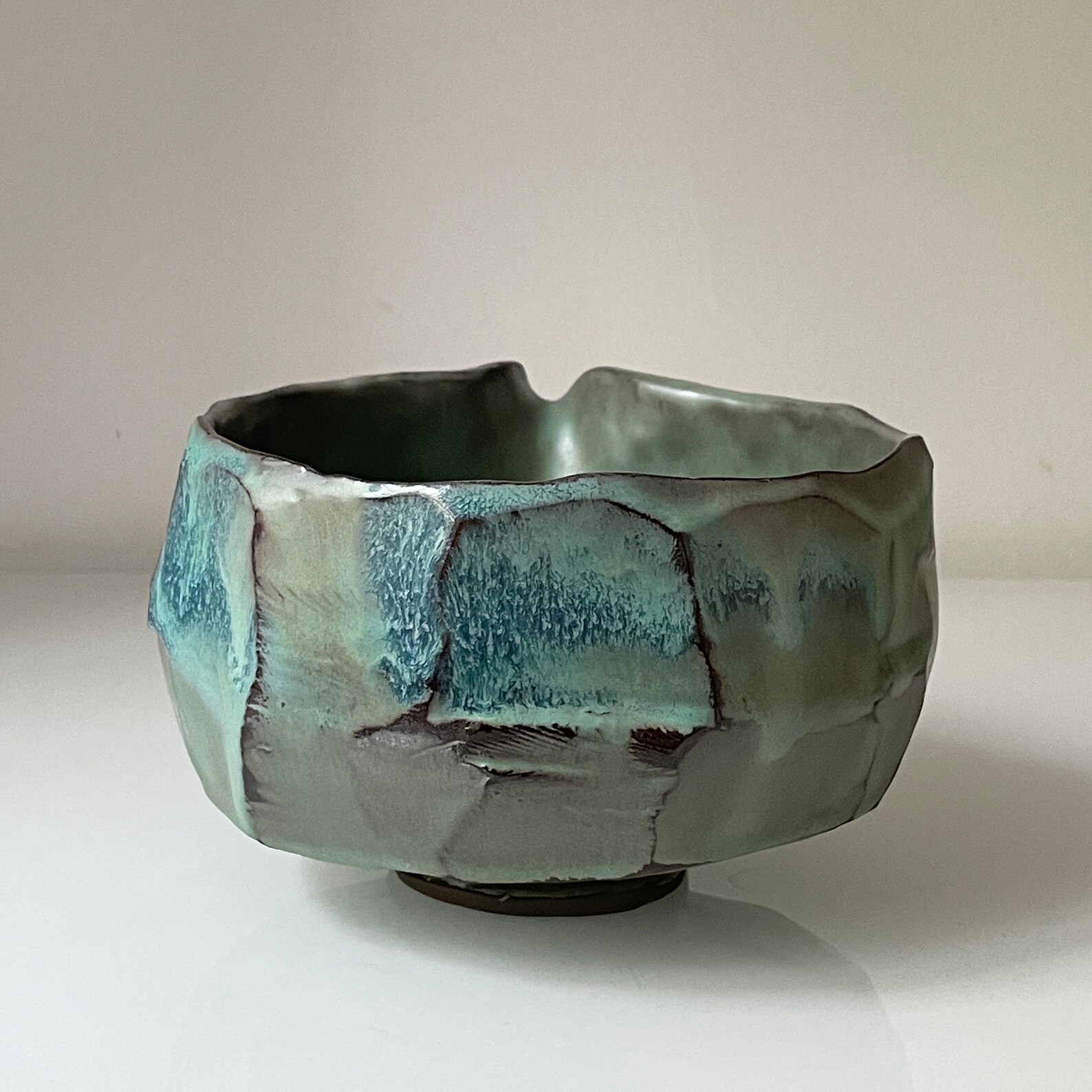 Kurinuki Handbuilt Chawan Tea Cup Bowl With Spout / up to 17oz / SPAIN ...