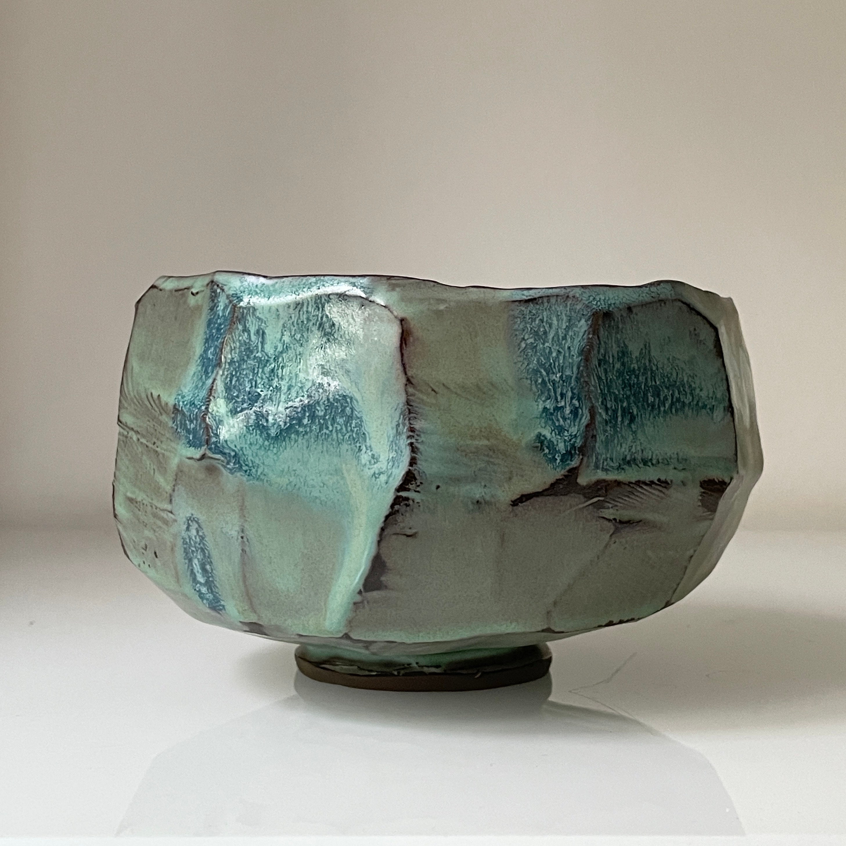 Kurinuki Handbuilt Chawan Tea Cup Bowl With Spout / up to 17oz / SPAIN ...