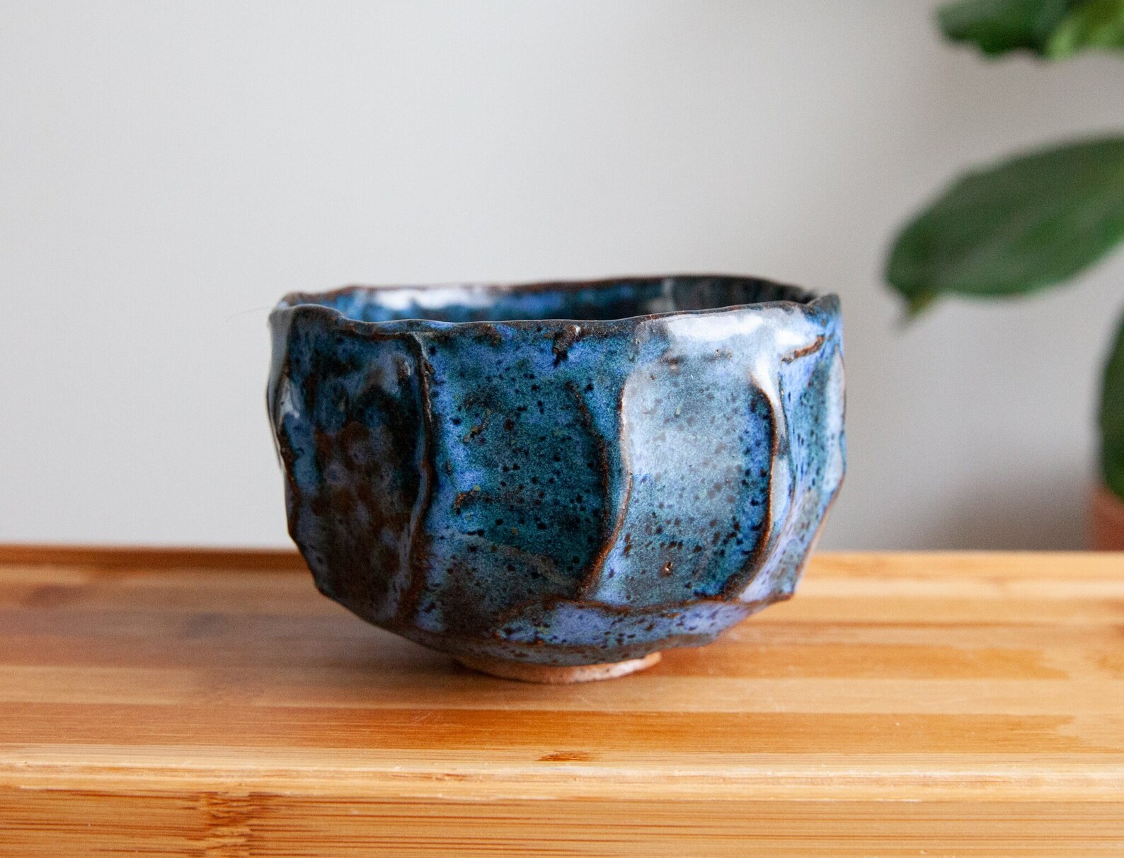 Kurinuki Chawan / Hand-built Ceramic Tea Matcha Chawan Mug / up to 12 ...