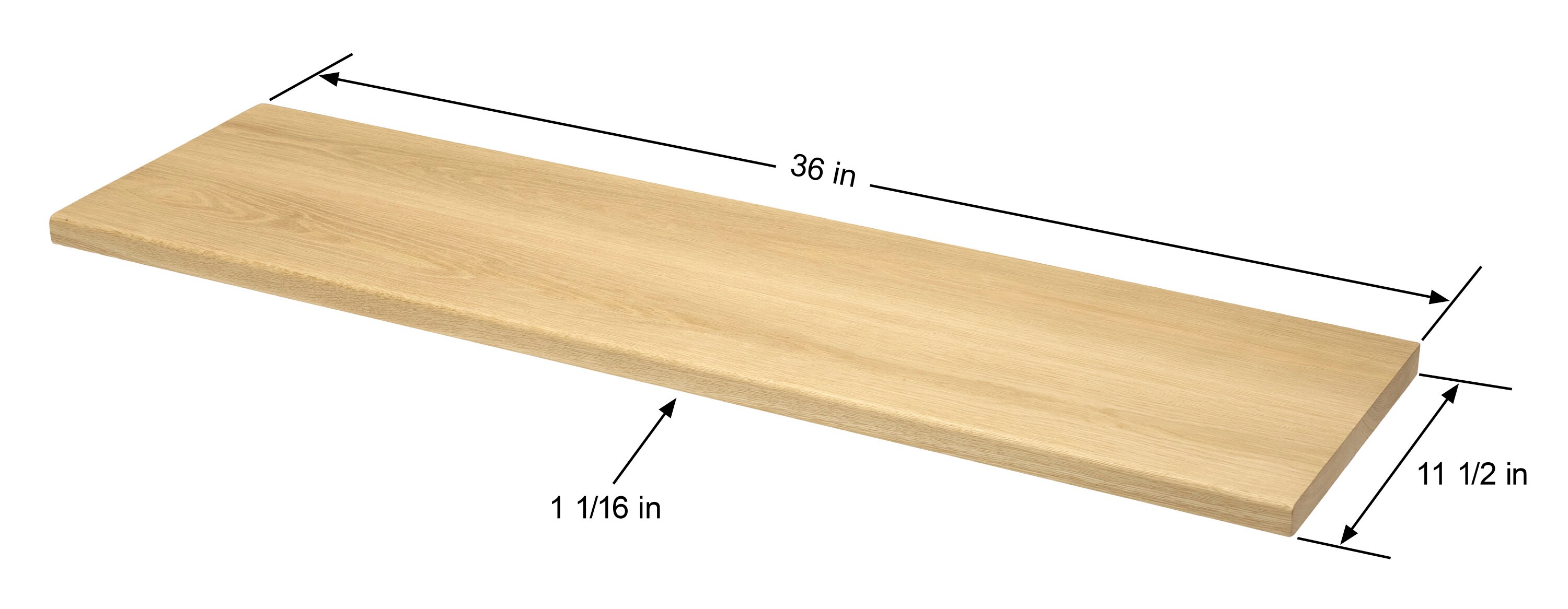 White Oak Builder Grade Stair Treads Unfinish Can Be Finished or ...