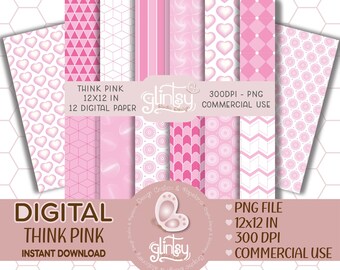 12 Think Lilac Digital Paper, Commercial Use PNG Pastel Lilac Paper ...