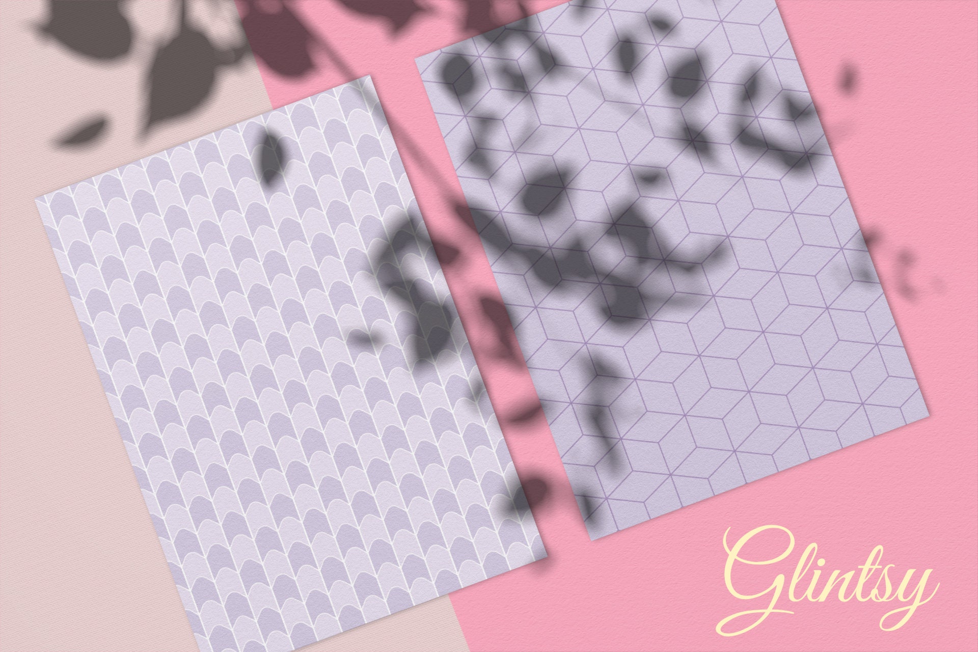 12 Think Lilac Digital Paper, Commercial Use PNG Pastel Lilac Paper ...