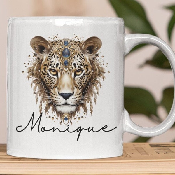 Leopard Coffee Mug - Etsy