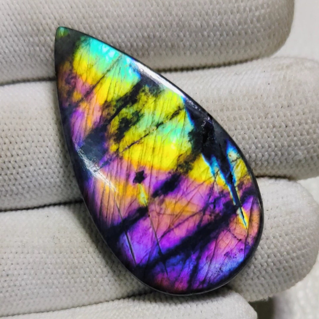 Beautiful Collection Multi Labradorite Gemstone Shape Pear - Etsy