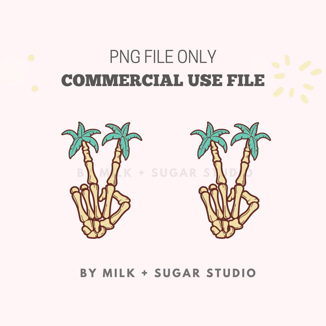 Skeleton Hands PNG Palm Tree Png Skeleton Palm Tree DIGITAL DOWNLOAD - Etsy