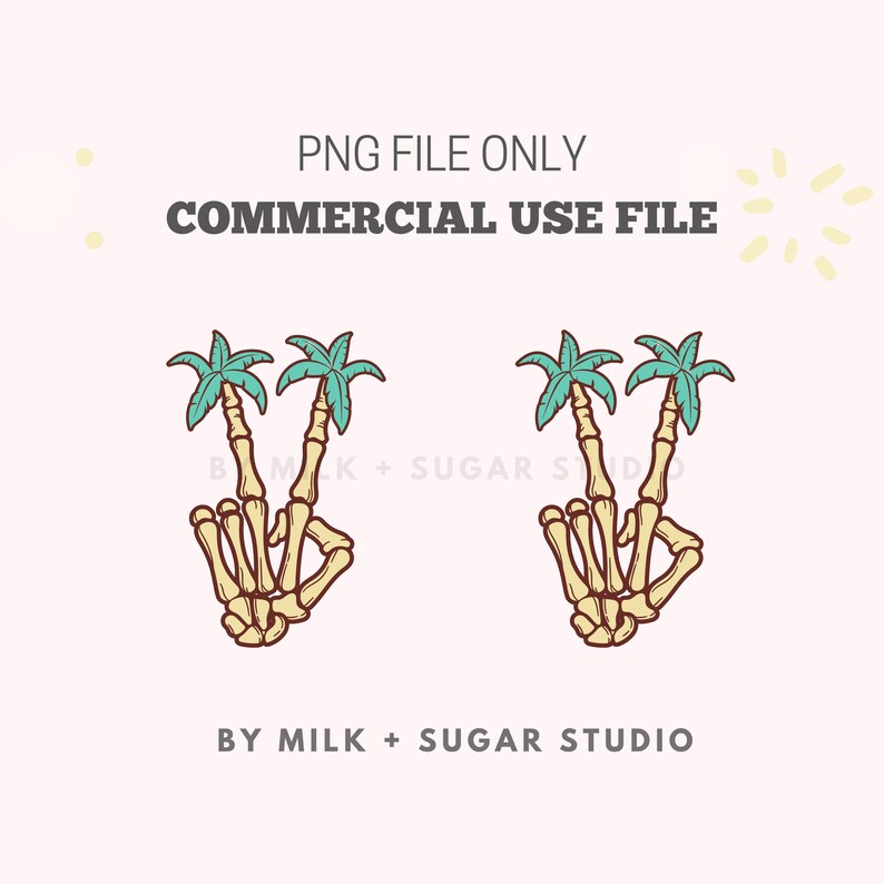 Skeleton Hands PNG Palm Tree Png Skeleton Palm Tree DIGITAL DOWNLOAD - Etsy