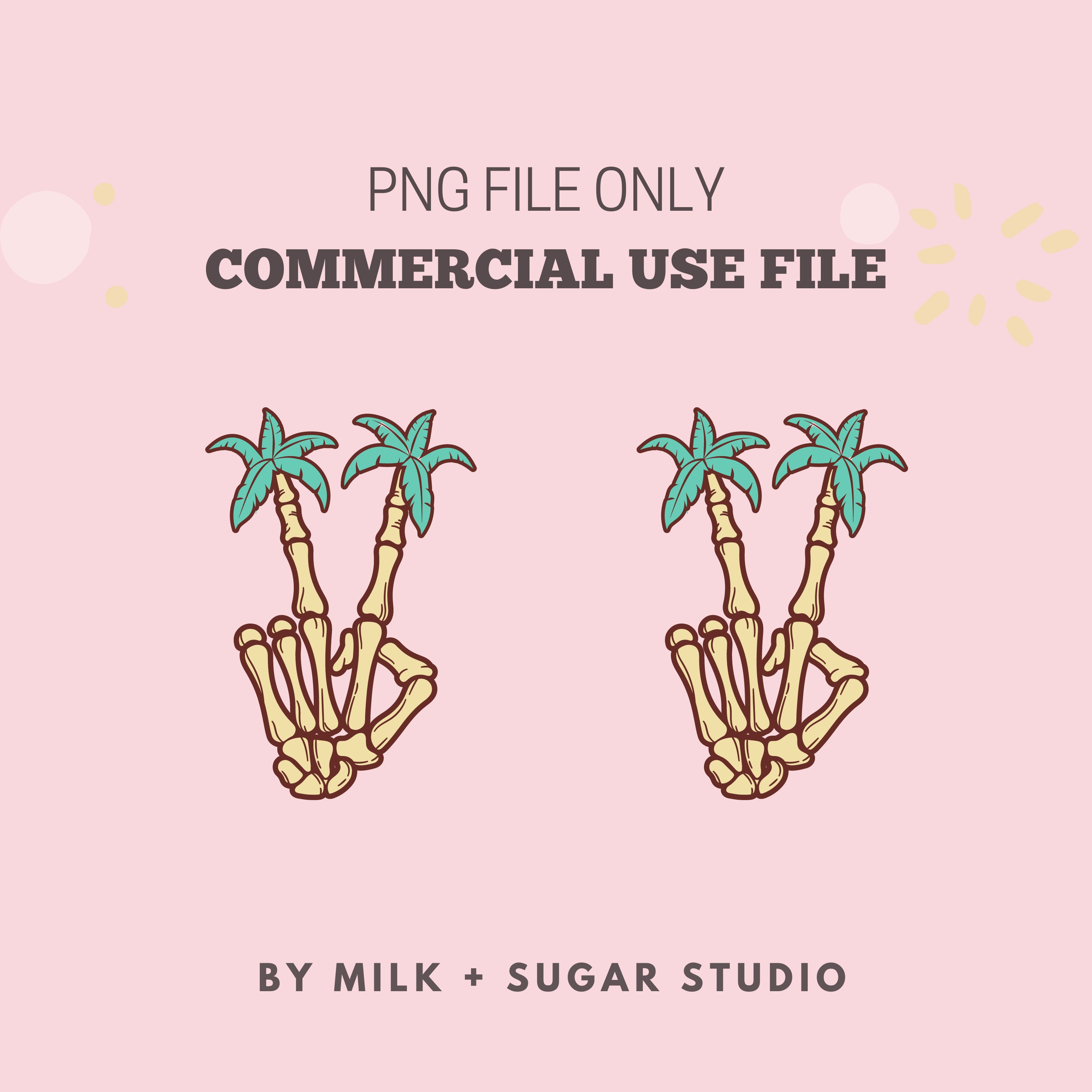 Skeleton Hands PNG Palm Tree Png Skeleton Palm Tree | Etsy