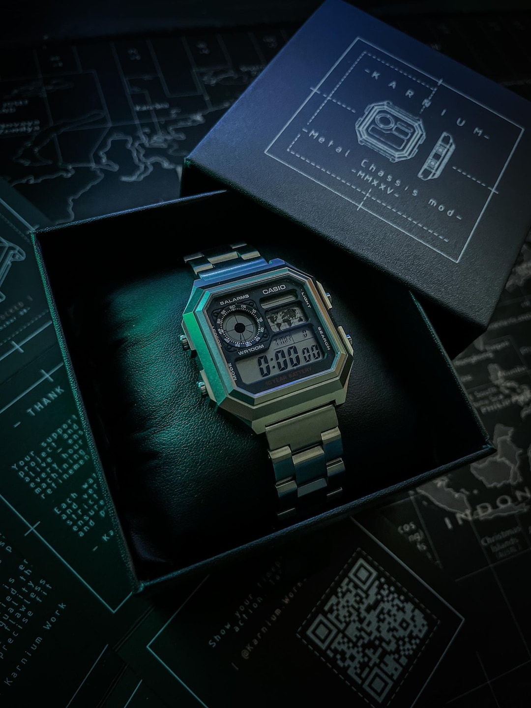 Casio AE1200 Series Full Metal Case Mod - Etsy