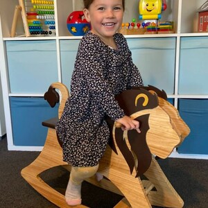 Rocking Lion, Rocking Horse, Rocker, Wood, Wood Toy, Wood Rocker ...
