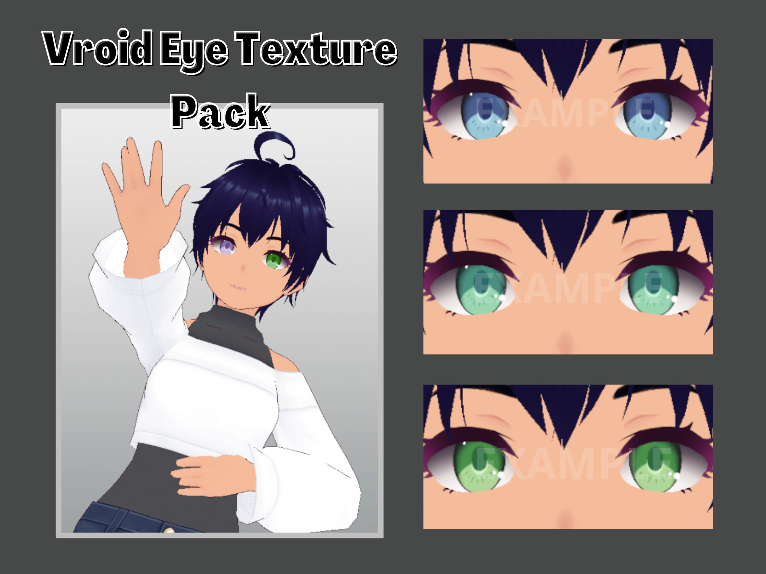 18 Pairs Vtuber Eyes for Vroid Studio Adventurers' Theme - Etsy UK