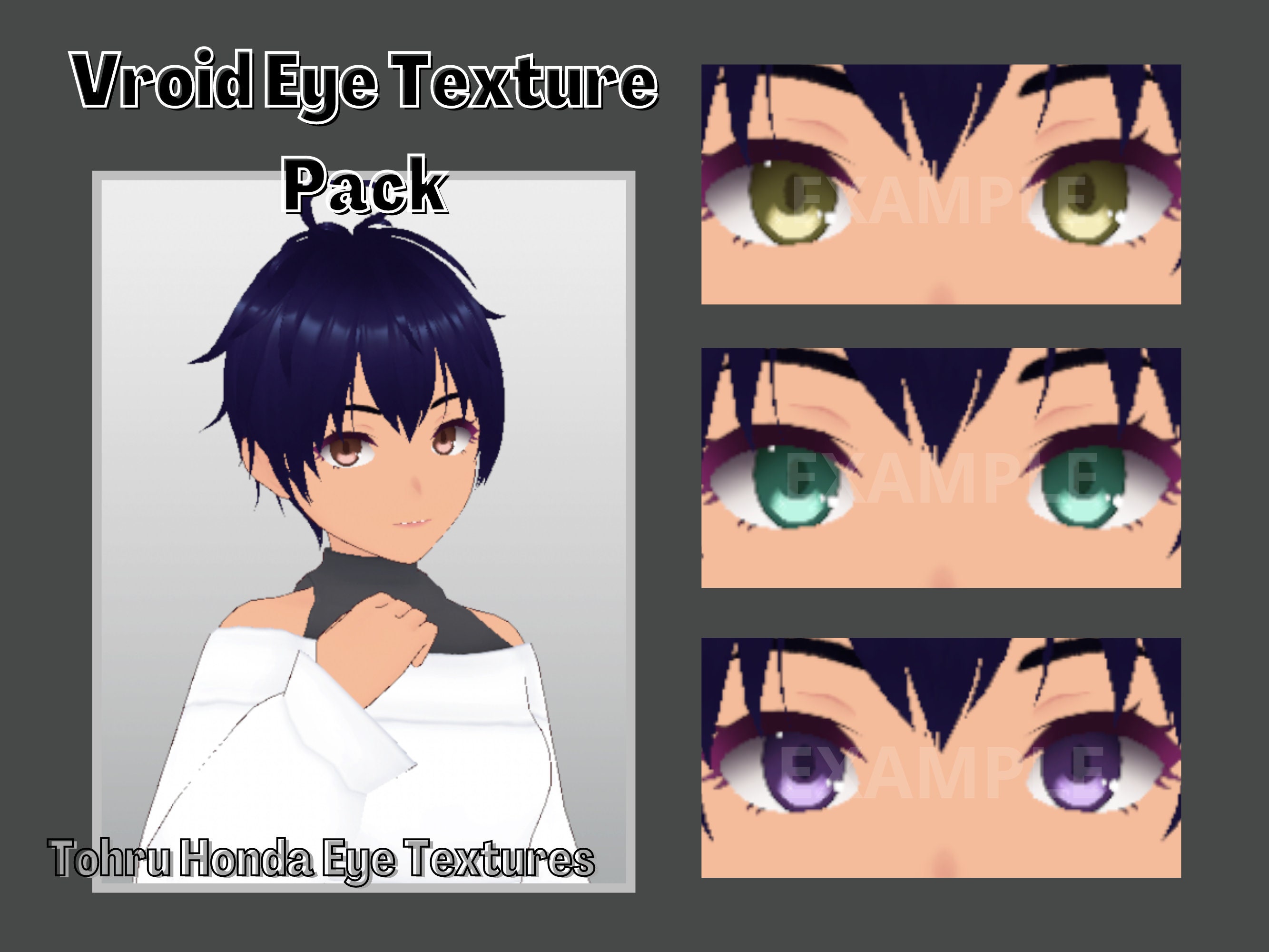 17 Pairs Vtuber Eye Textures for Vroid Studio Anime Fruity - Etsy UK