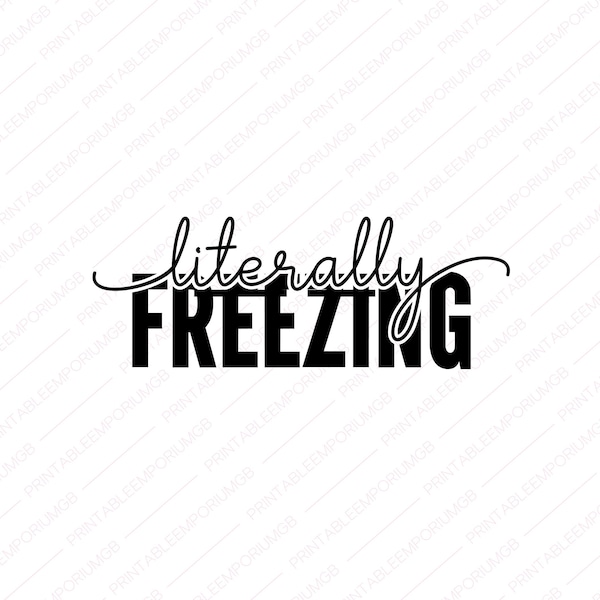 Freezing Svg - Etsy