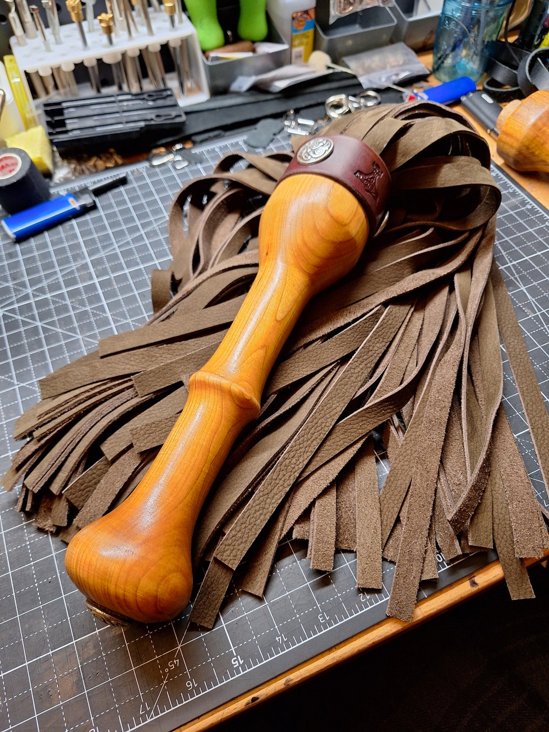 Grendal's Arm, Heavy Two Hamded Flogger - Etsy