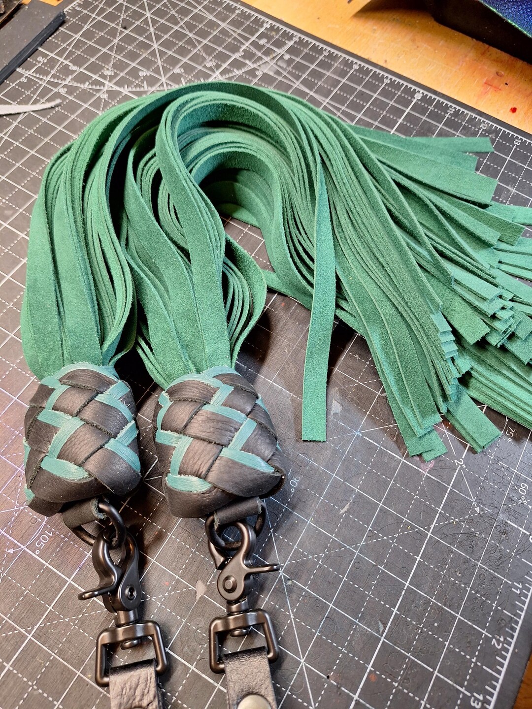 Emerald Green Wizard Finger Flogger Set - Etsy