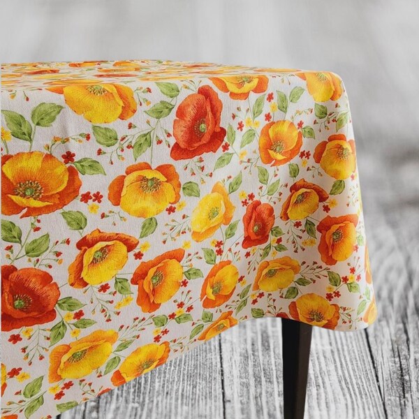 Rectangular Cotton Tablecloth - Etsy