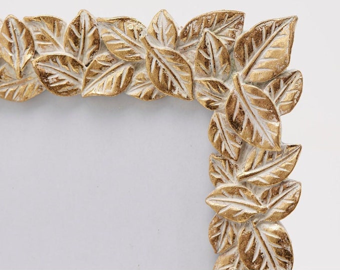 Gold Leaf Ornate Picture Frame, Picture Frame Victorian Decor ...