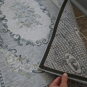 Shabby Chic Rug, Pink Roses Decor, Runner French Country Cottage Home ...