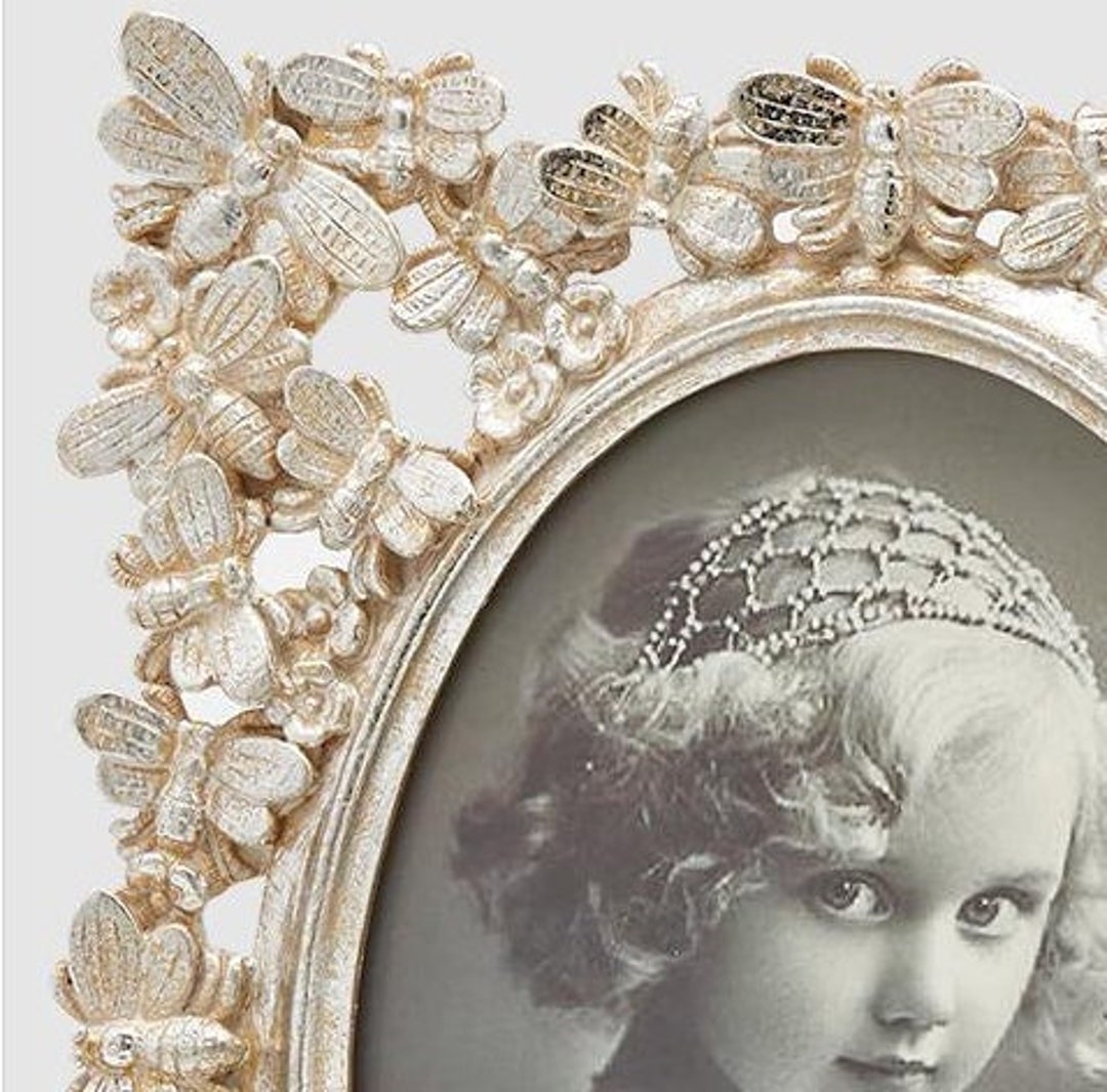 Silver Ornate Frame 5x7 Picture Frame Wedding Frame French Antique ...