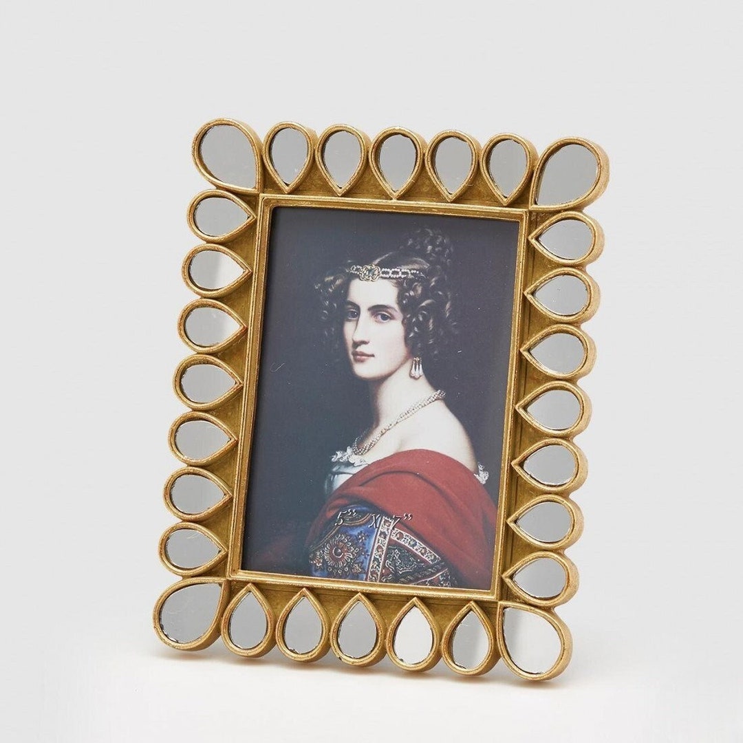 Gold Ornate Picture Frame/table Top Photo Frames/victorian Decor French ...