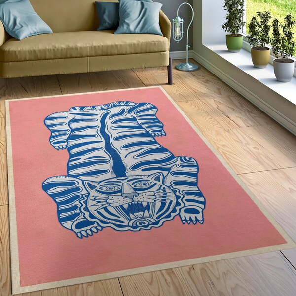 Tiger Rug - Etsy