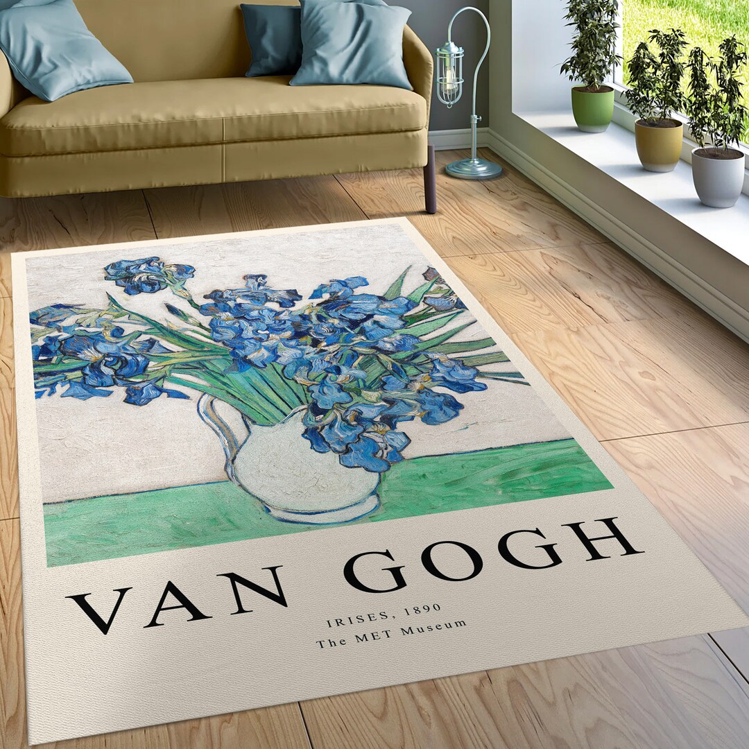 Ireses by Vincent Van Gogh, Vincent Van Gogh Print, Exhibition Poster ...