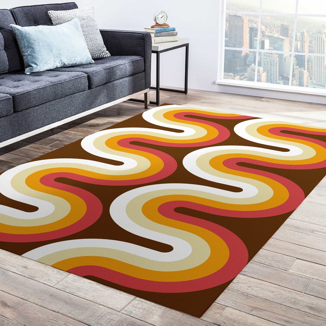 Room Decor, Interior Design, Housewarming Gift, Aesthetic Rug, Free ...