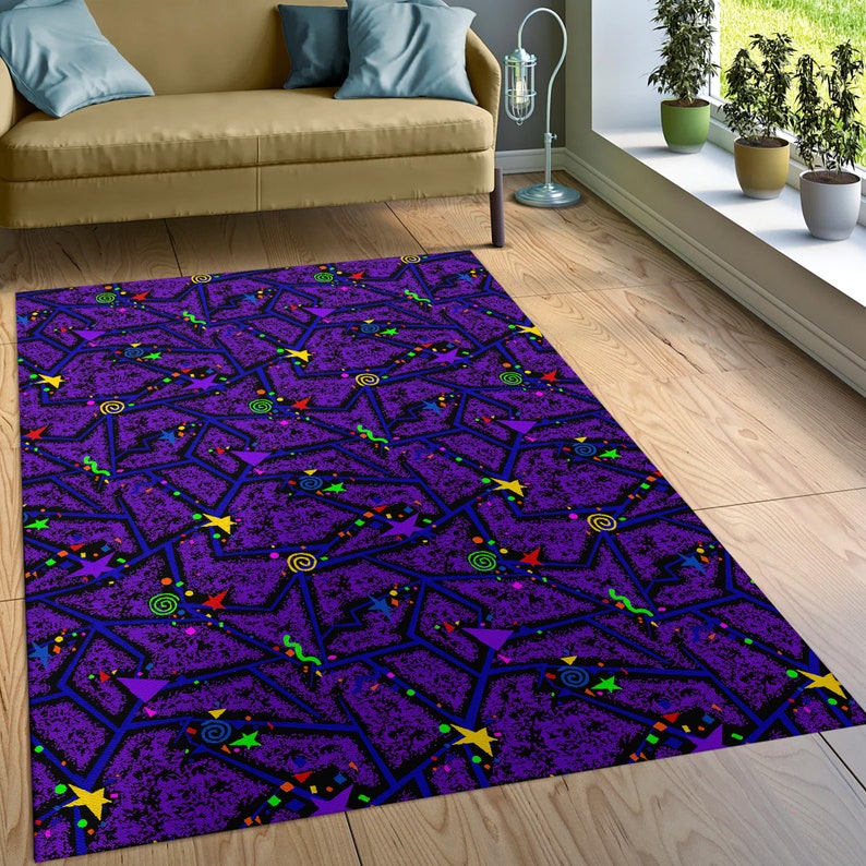 Cosmic Angels 80S Arcade Carpet Nintendo Room Decor Arcade - Etsy