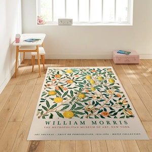 William Morris Rug William Morris Fruit or Pomegranate - Etsy