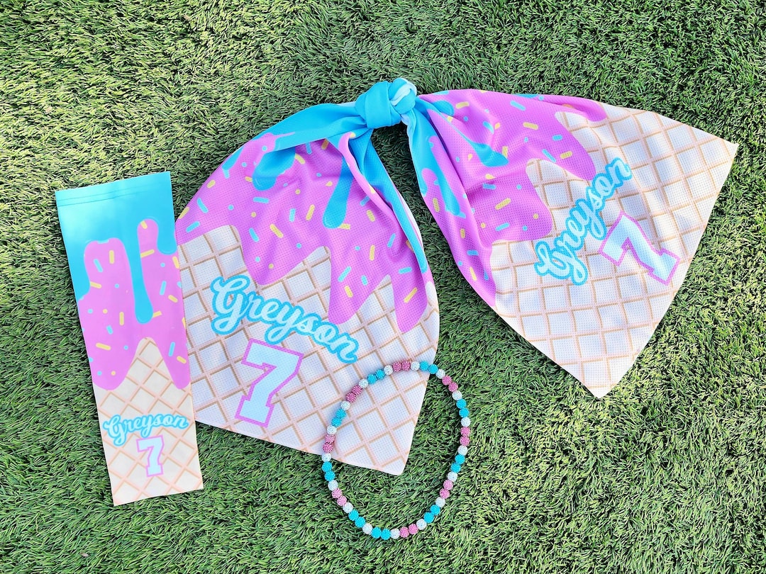 Custom Sport Swag Ice Cream Cone Drippy Style Cooling Towel Ridiculous ...