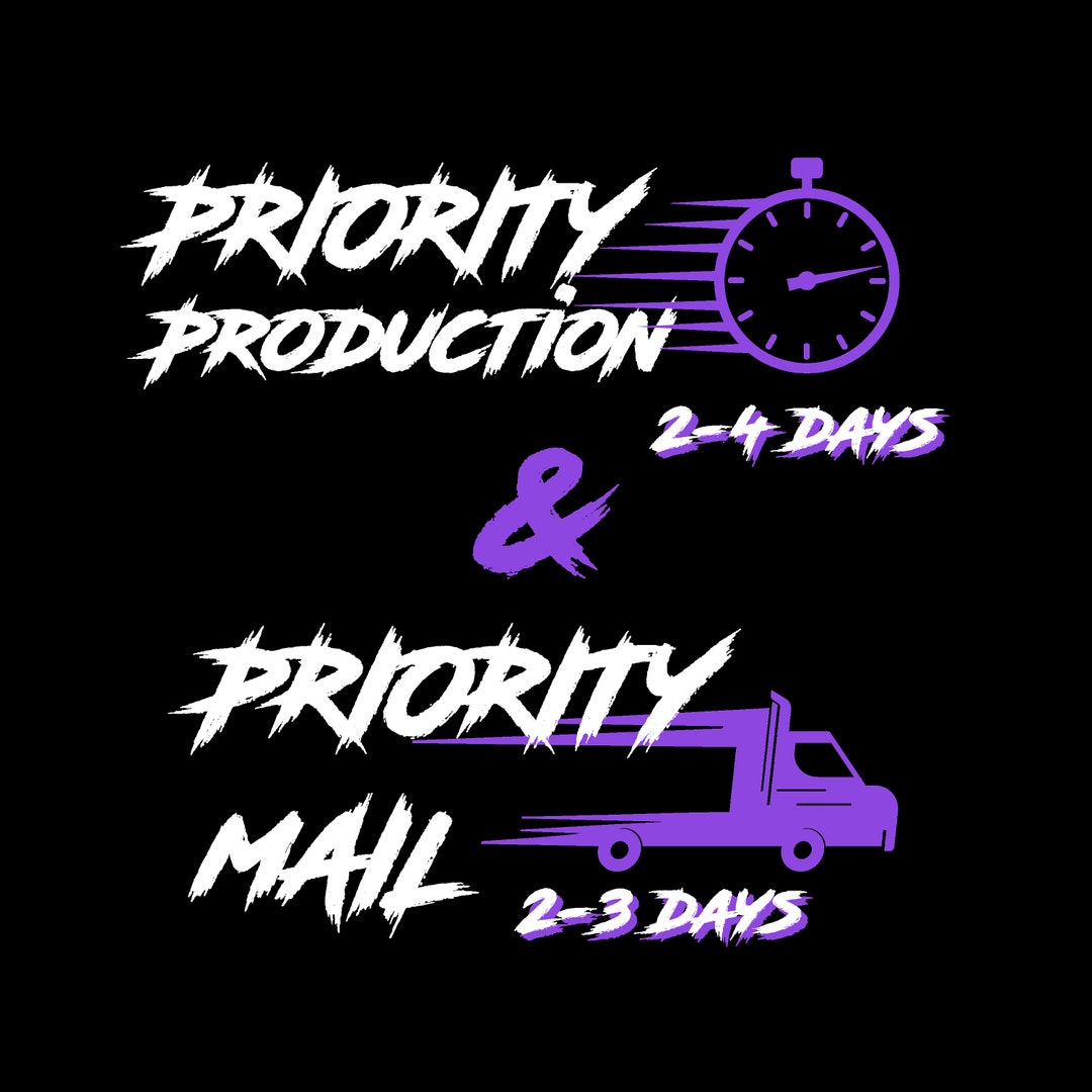 Rush Order Priority Production and Priority Mail Read Descriptions for ...