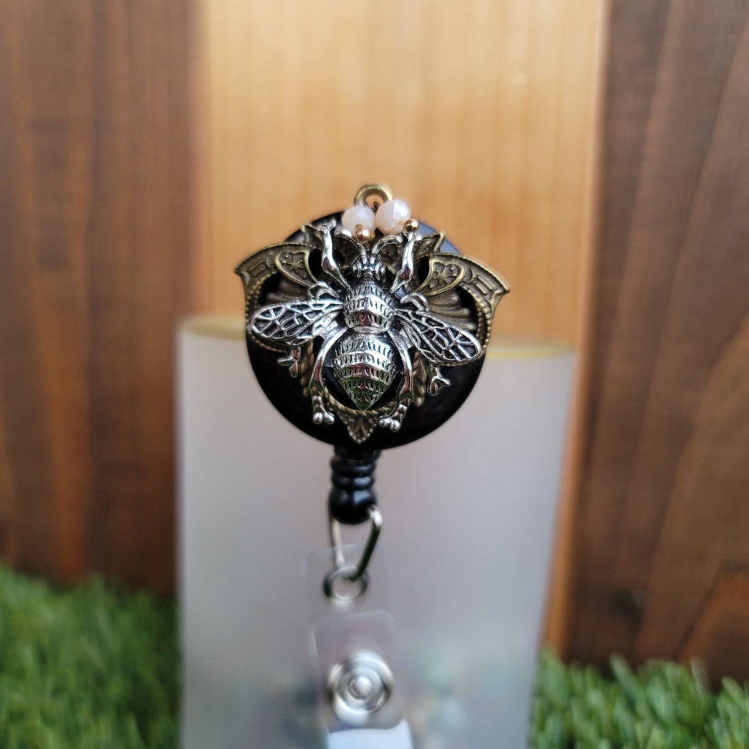 Queen Bee Nursing Retractable Badge Reel Price Drop Beautiful Gift Mom ...