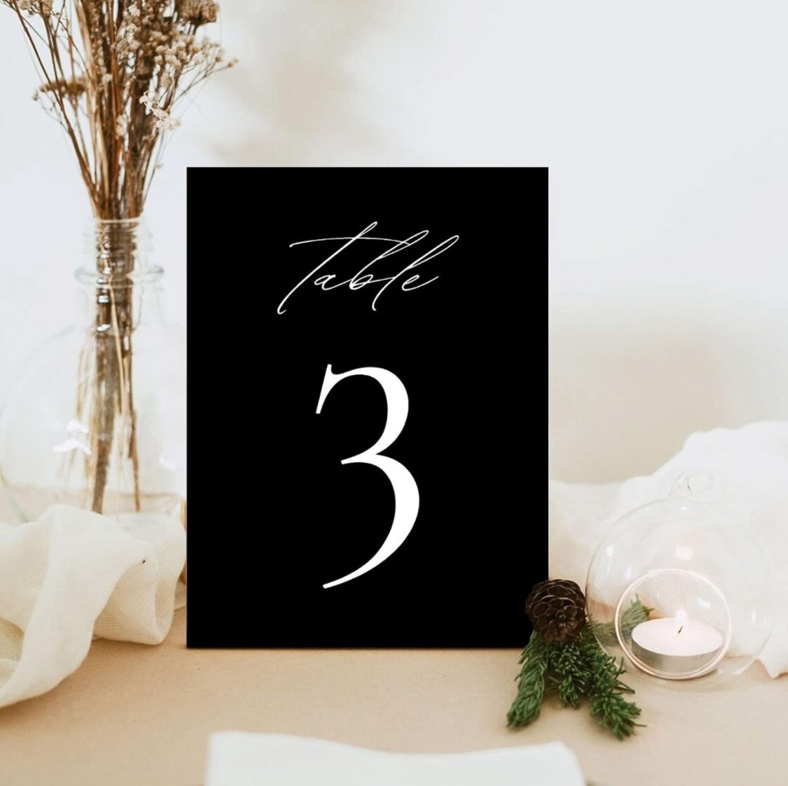 Acrylic Table Sign Wood Base Custom Text Small Business Sign Wedding ...