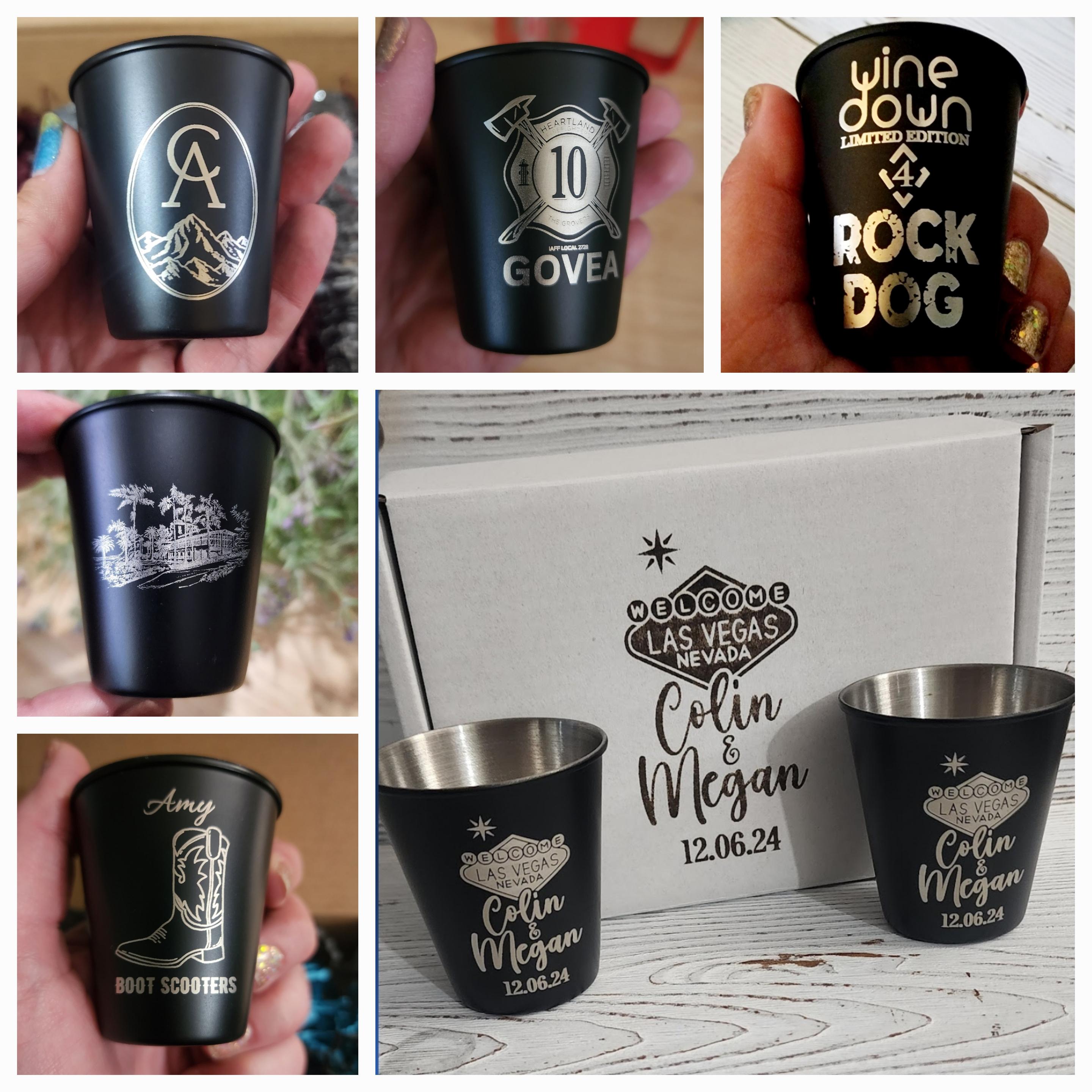 Bachelorette Custom Shot Glasses Bachelor Party Personalized Wedding ...