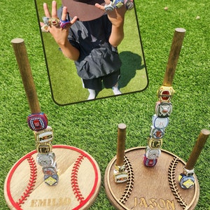 Personalized Baseball Ring Display Championship Ring Stand Sports ...