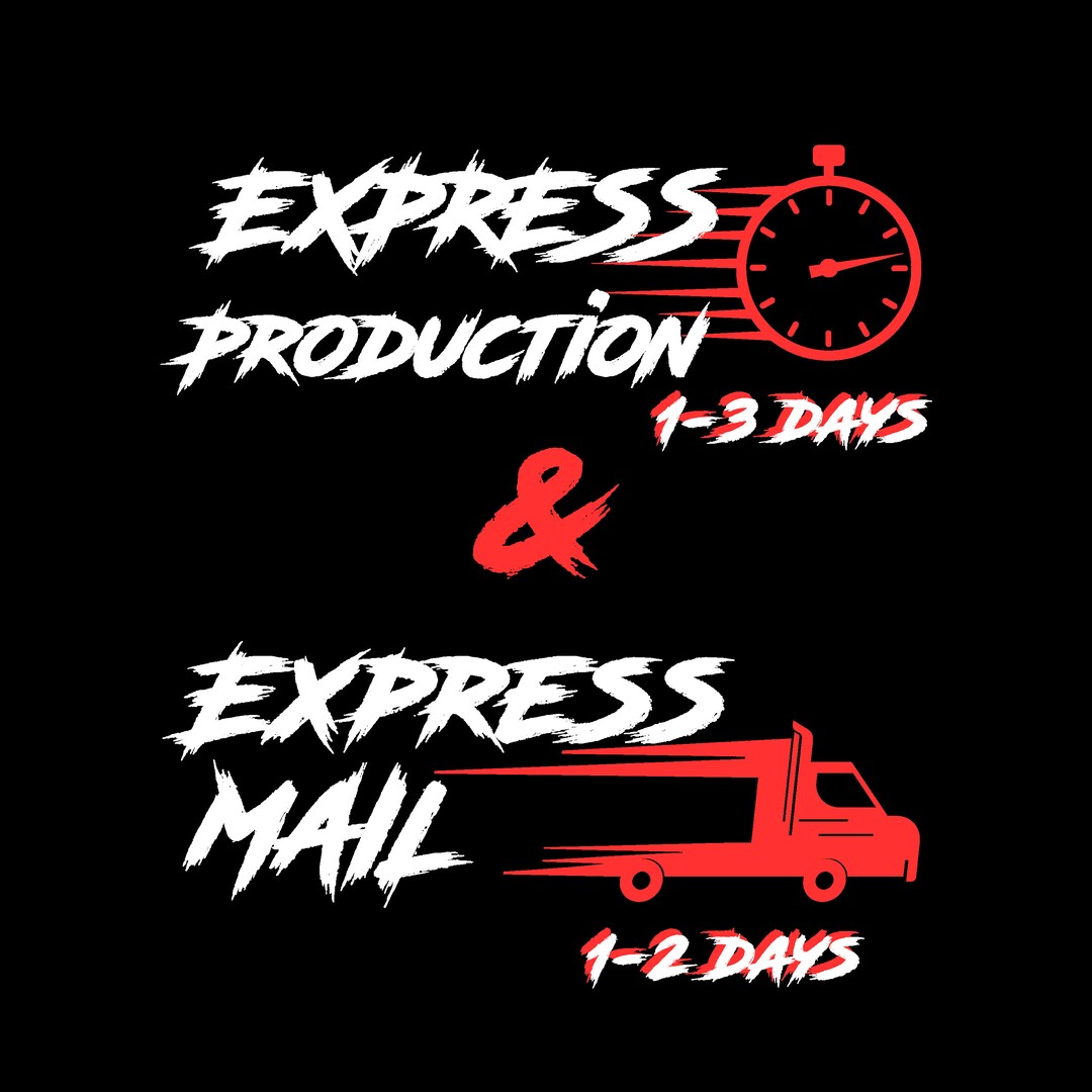 Express- Rush Order Production and Express 1- 2 Day USPS Shipping See ...
