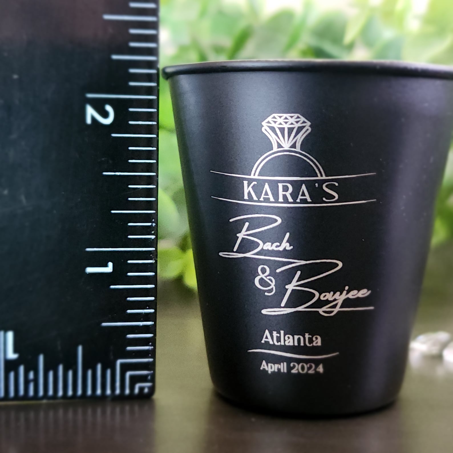 Bachelorette Custom Shot Glasses Bachelor Party Personalized Wedding ...