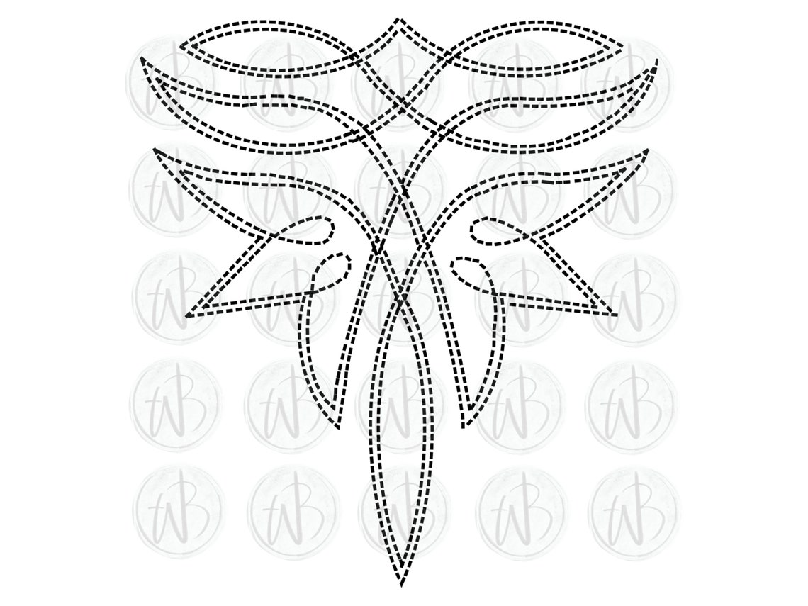 Boot Stitch PNG Cowboy Boot Design Boot Stitch Wester Stitch - Etsy